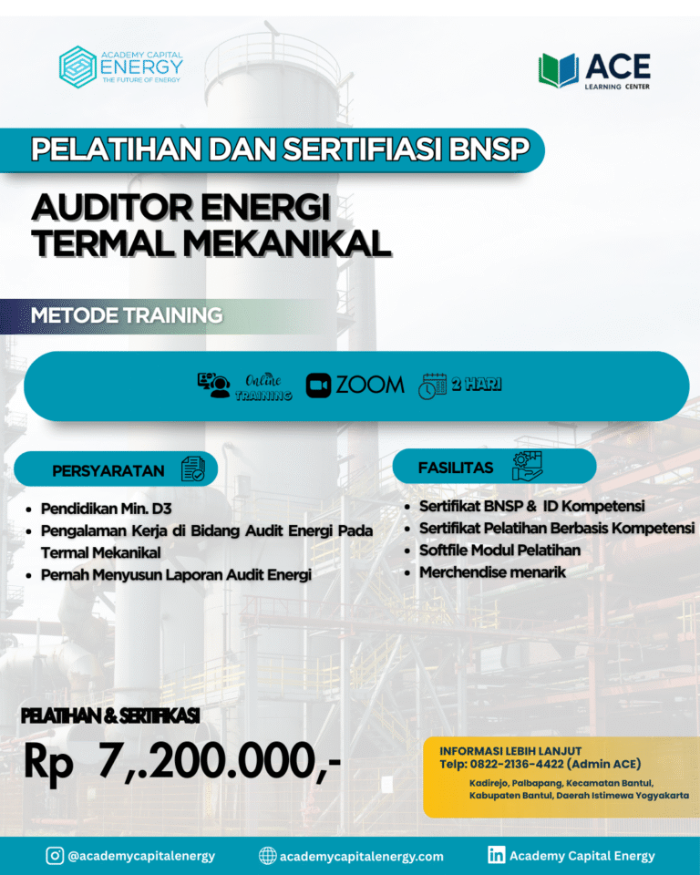 Pelatihan - Academy Capital Energy